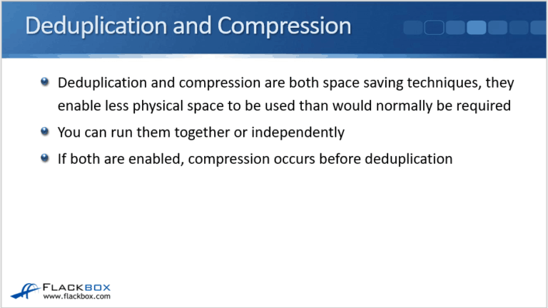 NetApp Deduplication, Compression, and Compaction Tutorial - FlackBox
