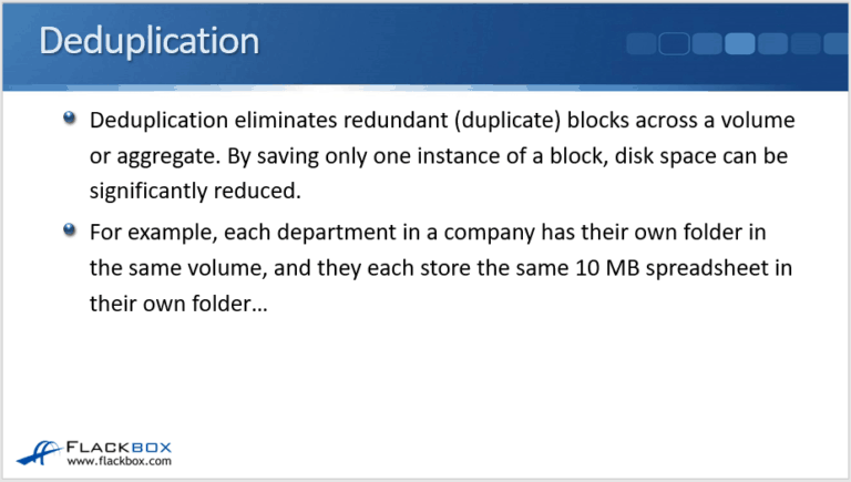 NetApp Deduplication, Compression, and Compaction Tutorial - FlackBox