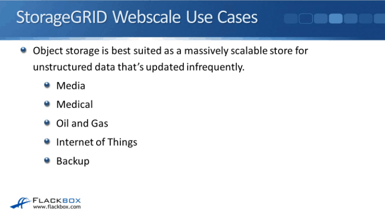 NetApp StorageGRID WebScale Overview Tutorial - FlackBox