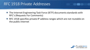 Private IP Addresses (RFC 1918) Tutorial - FlackBox