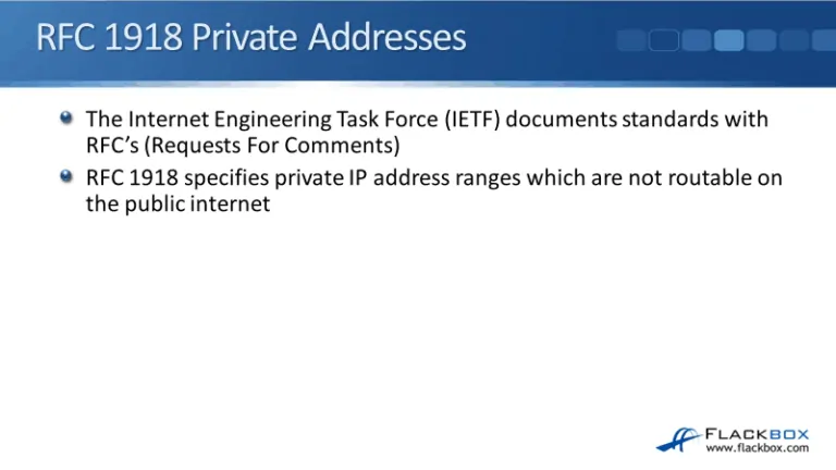 Private IP Addresses (RFC 1918) Tutorial - FlackBox
