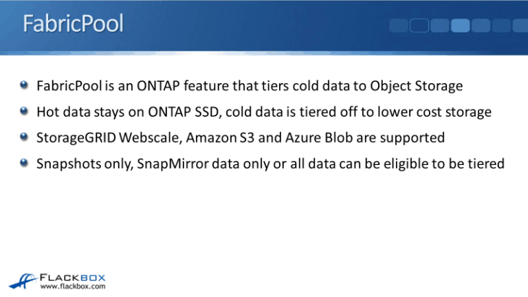 The NetApp Data Fabric - Overview Tutorial - FlackBox