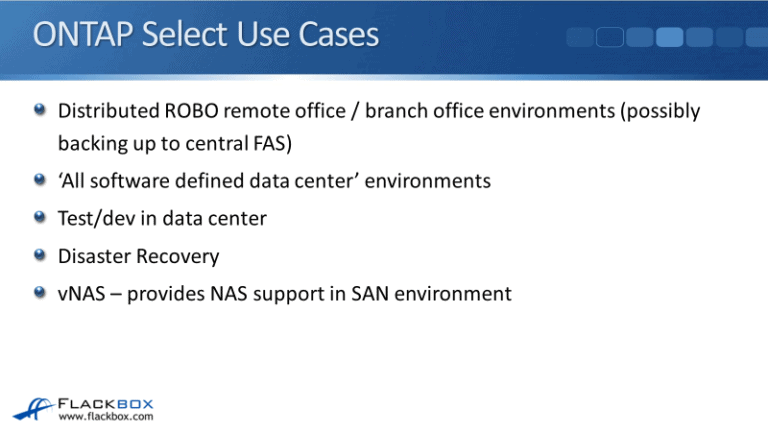 NetApp ONTAP Platforms Overview - FlackBox