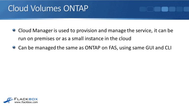 NetApp ONTAP Platforms Overview - FlackBox