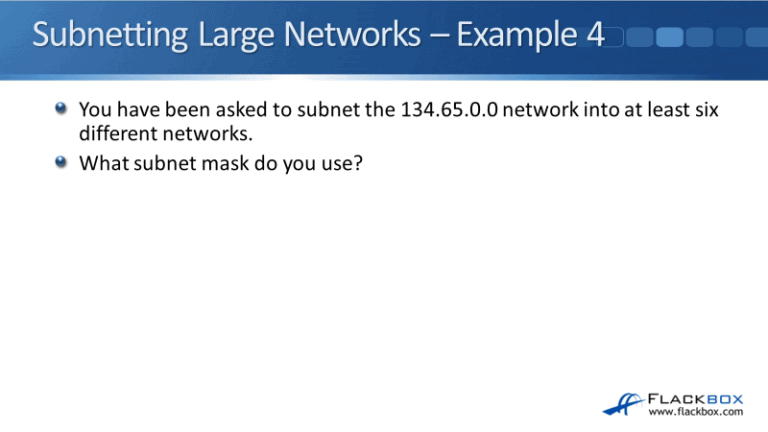 Subnetting Class A And Class B Networks Tutorial Flackbox