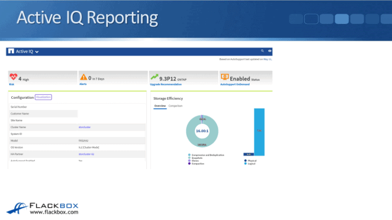 NetApp Storage Efficiency Reporting Tutorial - FlackBox