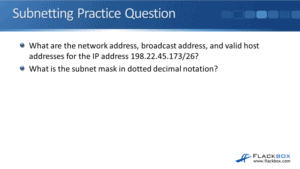 Subnetting Practice Questions - FlackBox