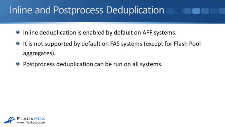NetApp Inline vs Postprocess Storage Efficiency Tutorial - FlackBox