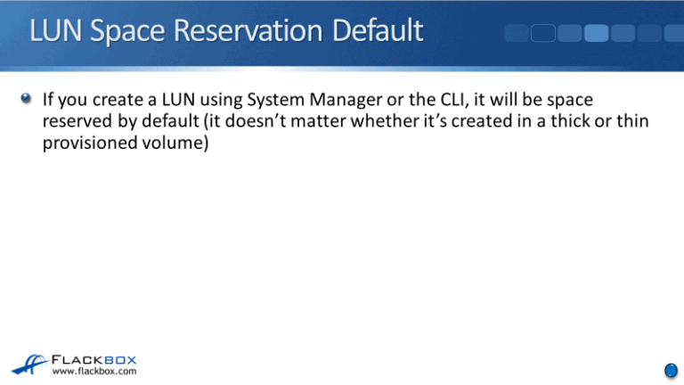NetApp SAN Thin Provisioning Settings Tutorial - FlackBox