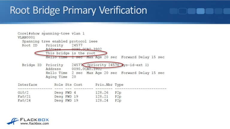 Spanning Tree Root Bridge Election on Cisco Switches - FlackBox