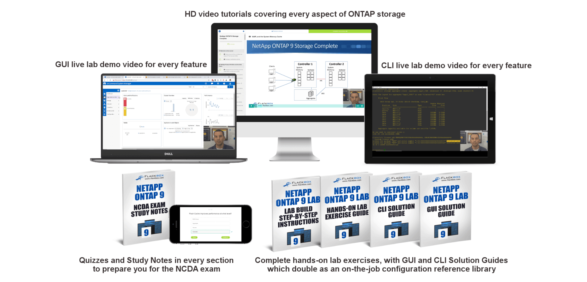 NetApp ONTAP 9 Storage Complete training course - FlackBox