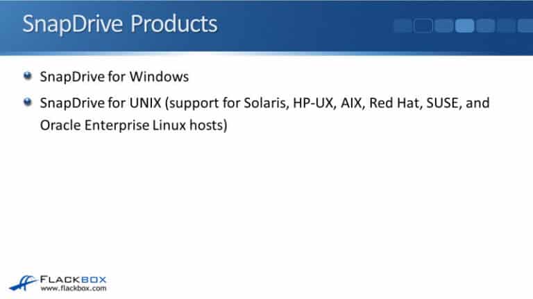 SnapDrive, SnapManager, and SnapCenter - FlackBox