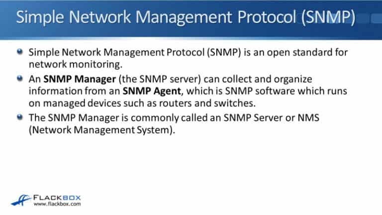 SNMP Simple Network Management Protocol - FlackBox