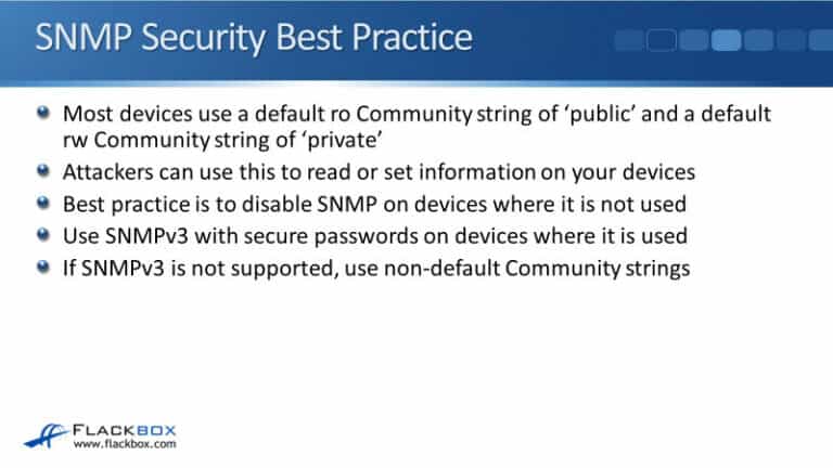 SNMP Simple Network Management Protocol - FlackBox