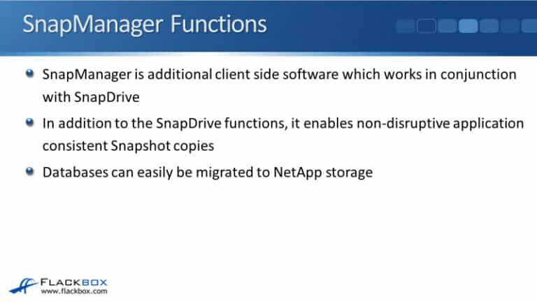 SnapDrive, SnapManager, and SnapCenter - FlackBox