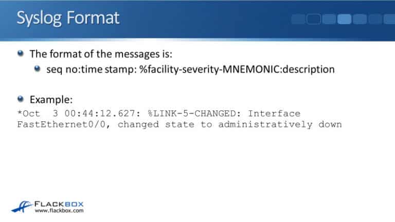 Cisco Syslog Tutorial - FlackBox