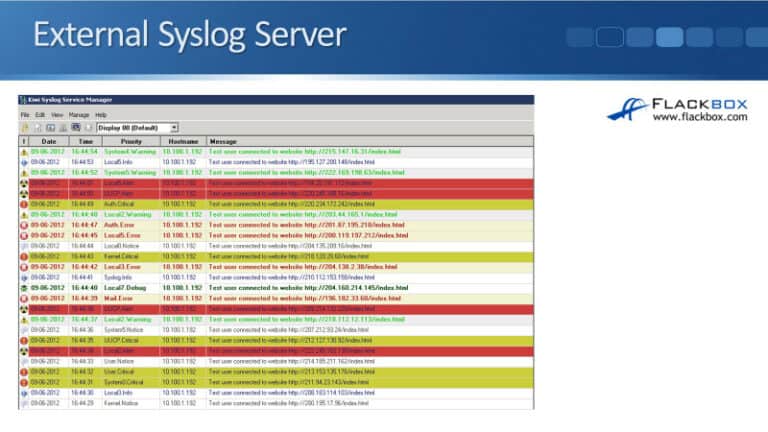 Cisco Syslog Tutorial - FlackBox