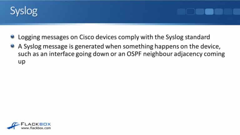 Cisco Syslog Tutorial - FlackBox