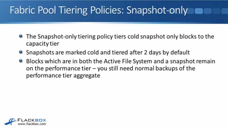 NetApp Fabric Pool Tutorial - FlackBox