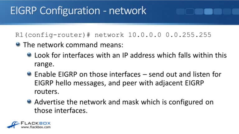 EIGRP Enhanced Interior Gateway Routing Protocol - FlackBox