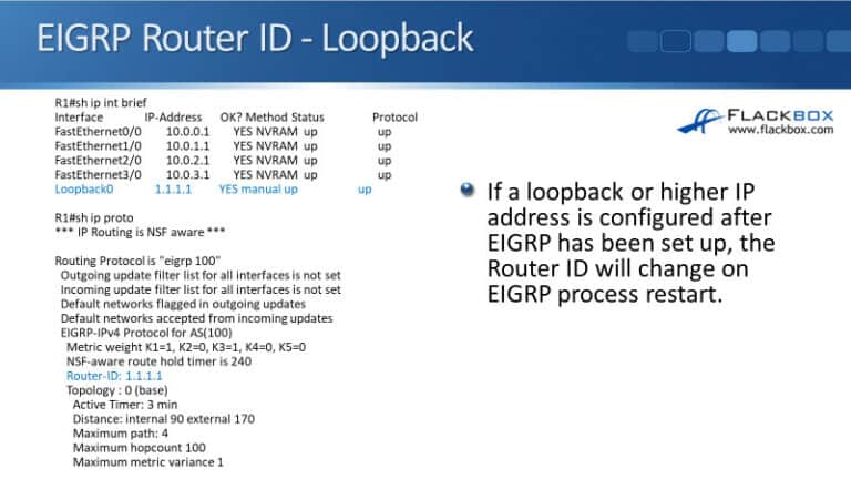 EIGRP Enhanced Interior Gateway Routing Protocol - FlackBox