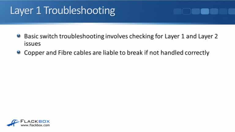 Cisco Basic Layer 1 and 2 Troubleshooting - FlackBox