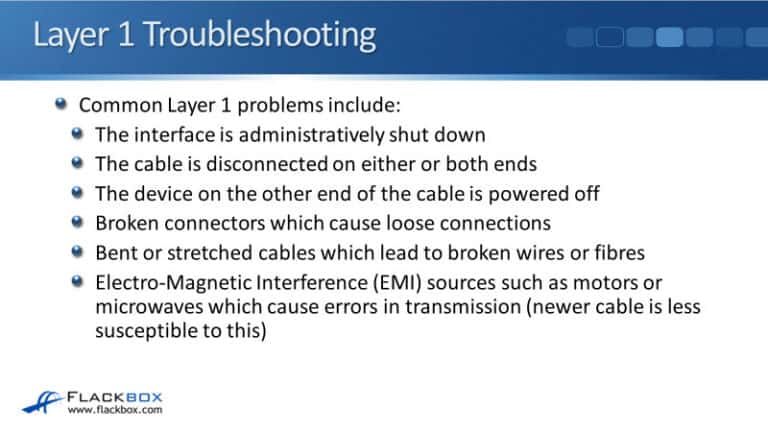 Cisco Basic Layer 1 and 2 Troubleshooting - FlackBox