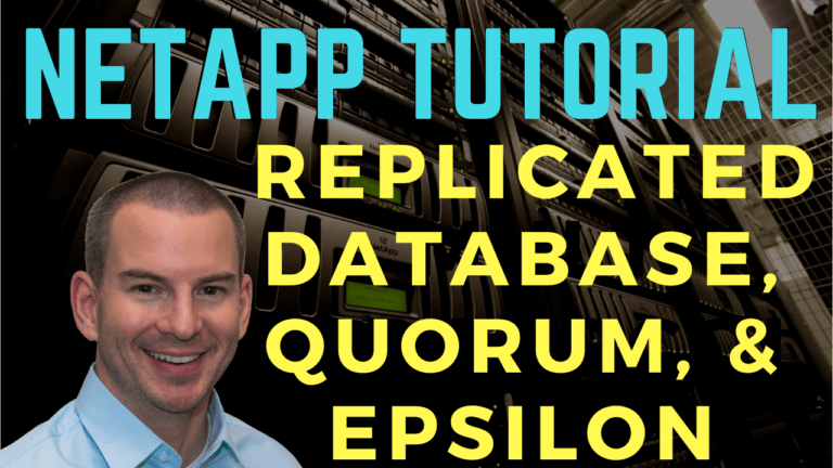 NetApp Replicated Database, Quorum, and Epsilon - FlackBox