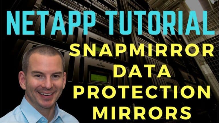 NetApp SnapMirror Data Protection DP Mirrors Tutorial - FlackBox