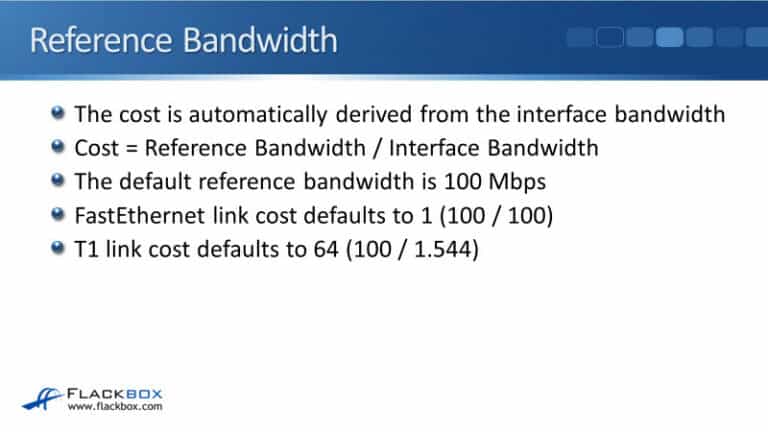 Cisco OSPF Cost Metric - FlackBox