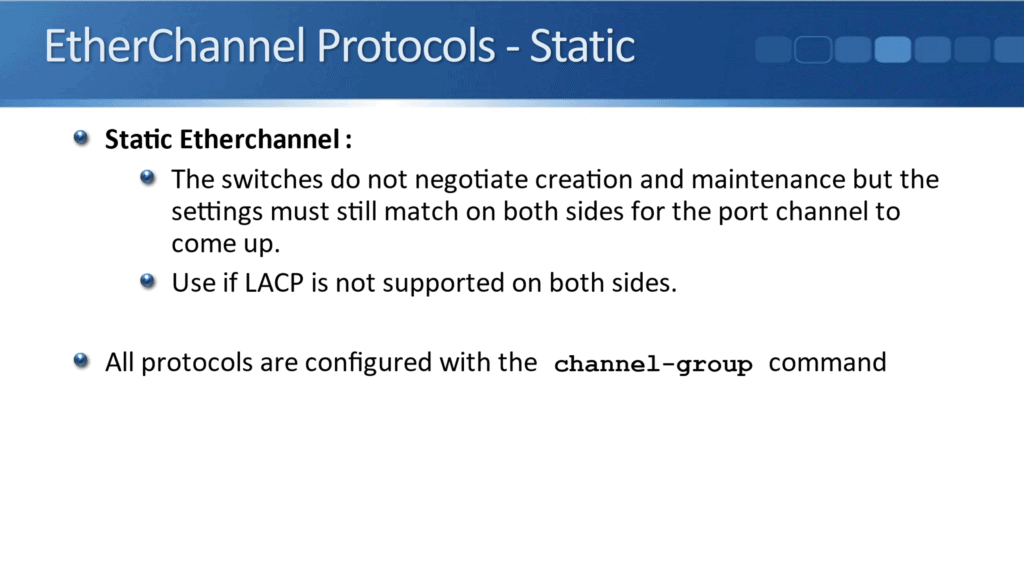 Cisco EtherChannel Protocols and Configuration - FlackBox