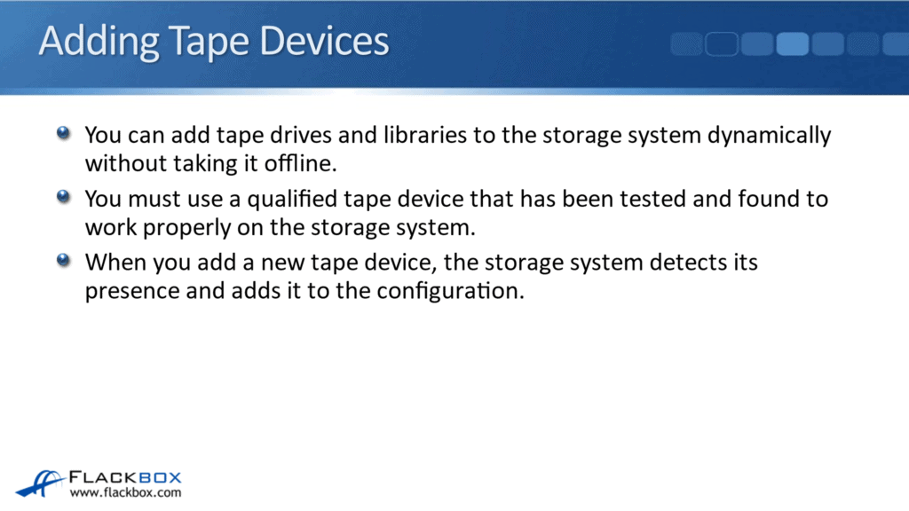 NetApp Tape Backups - FlackBox
