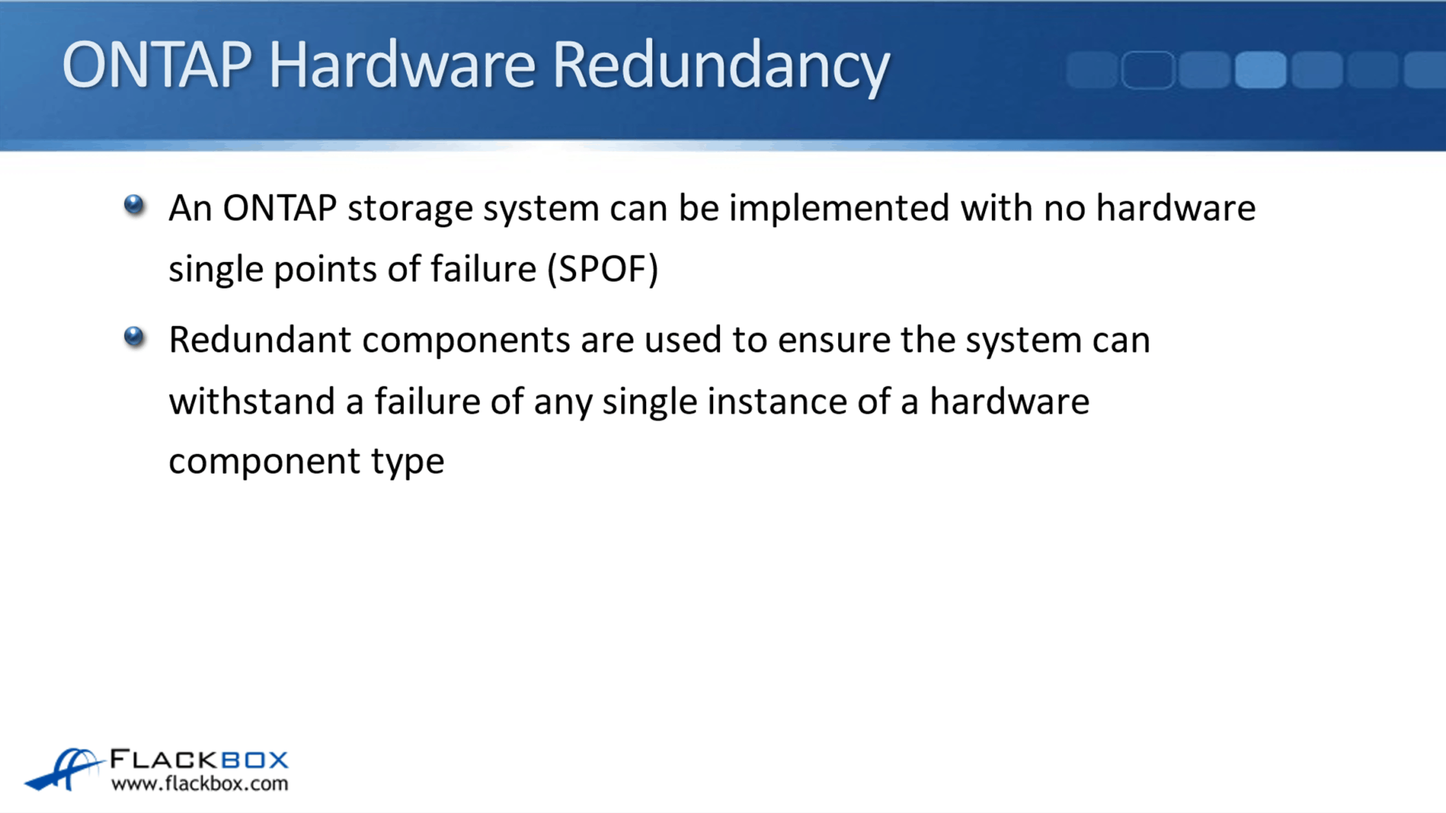 NetApp Data Protection Overview - FlackBox