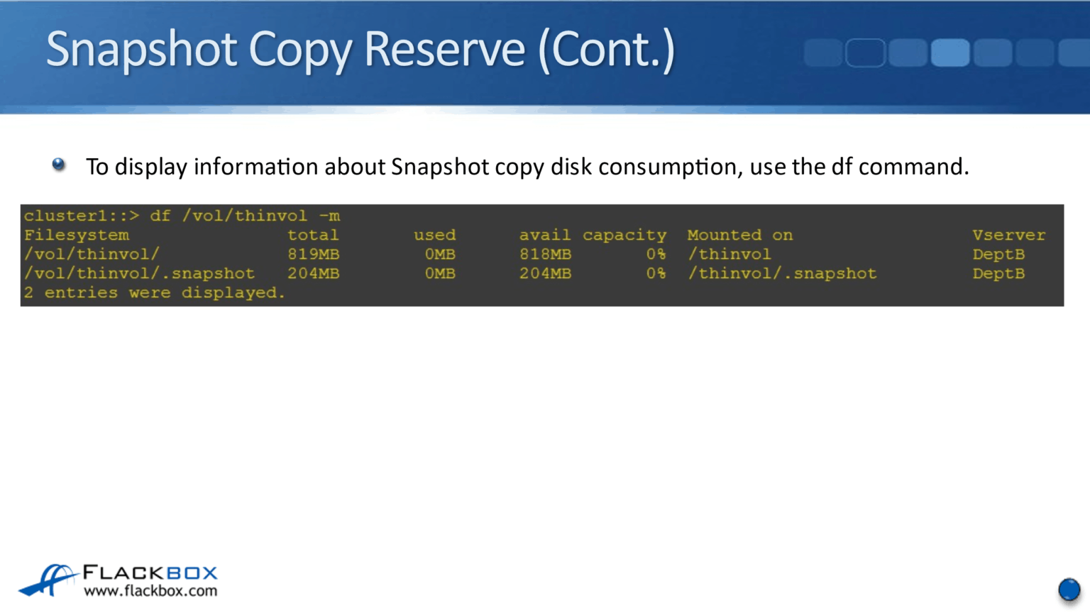NetApp Snapshot Scheduling Strategies - FlackBox
