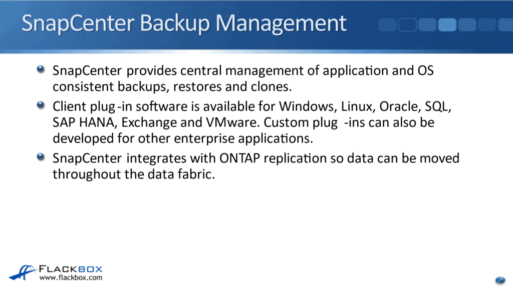 NetApp Centralized Management Software - FlackBox