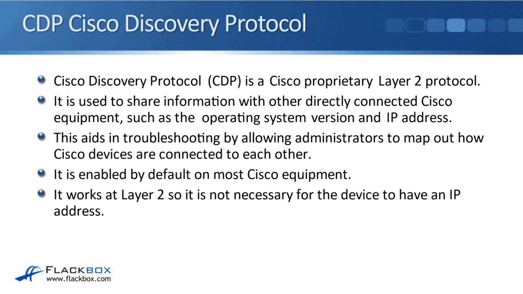 Cisco CDP and LLDP - FlackBox