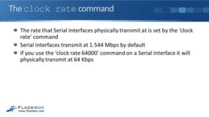 Cisco Bandwidth vs Clock Rate and Speed - FlackBox
