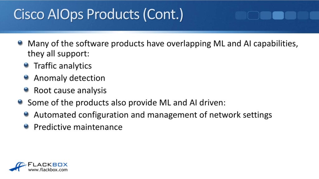 Cisco Aiops Products Flackbox