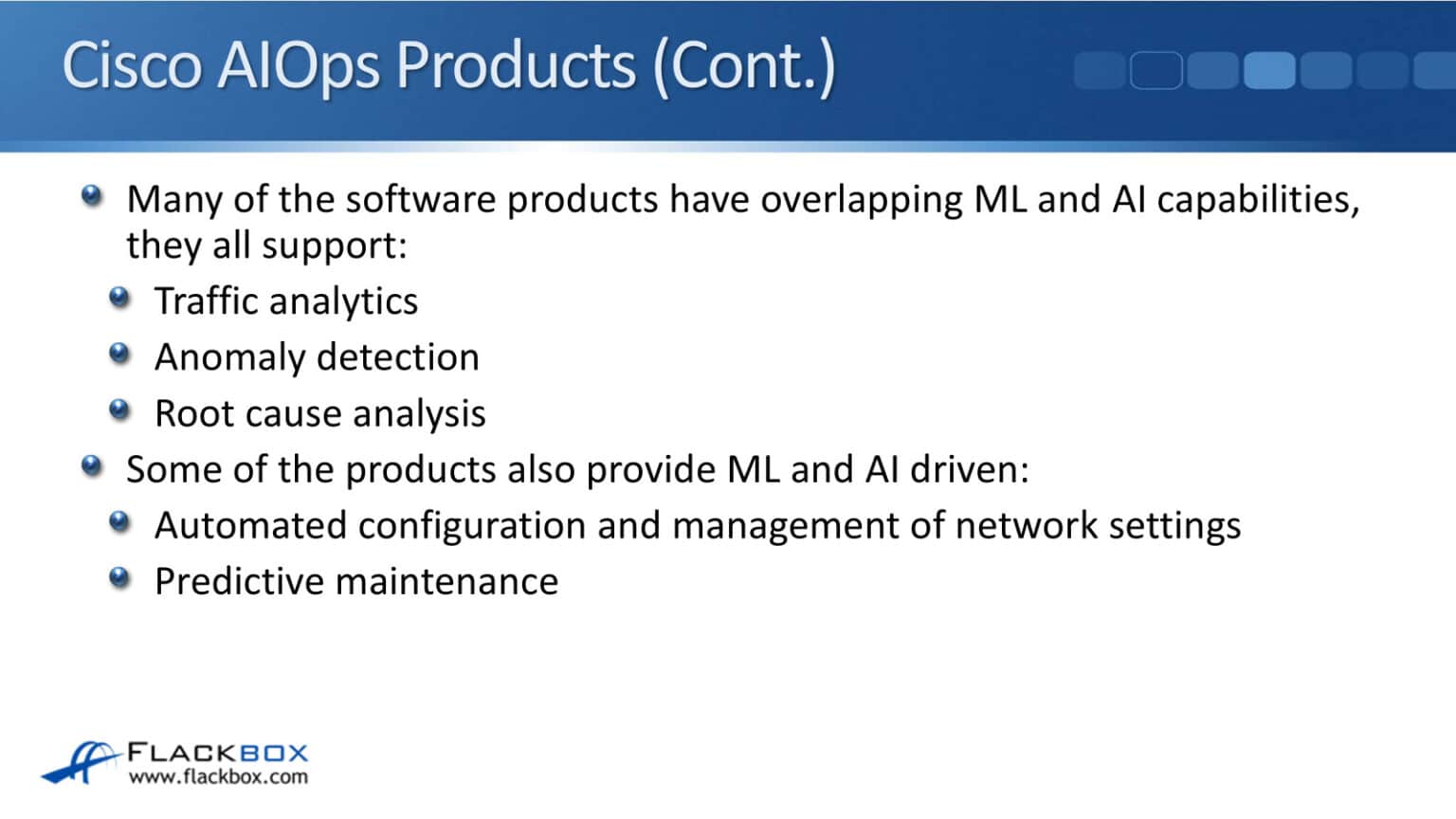 Cisco AIOps Products - FlackBox