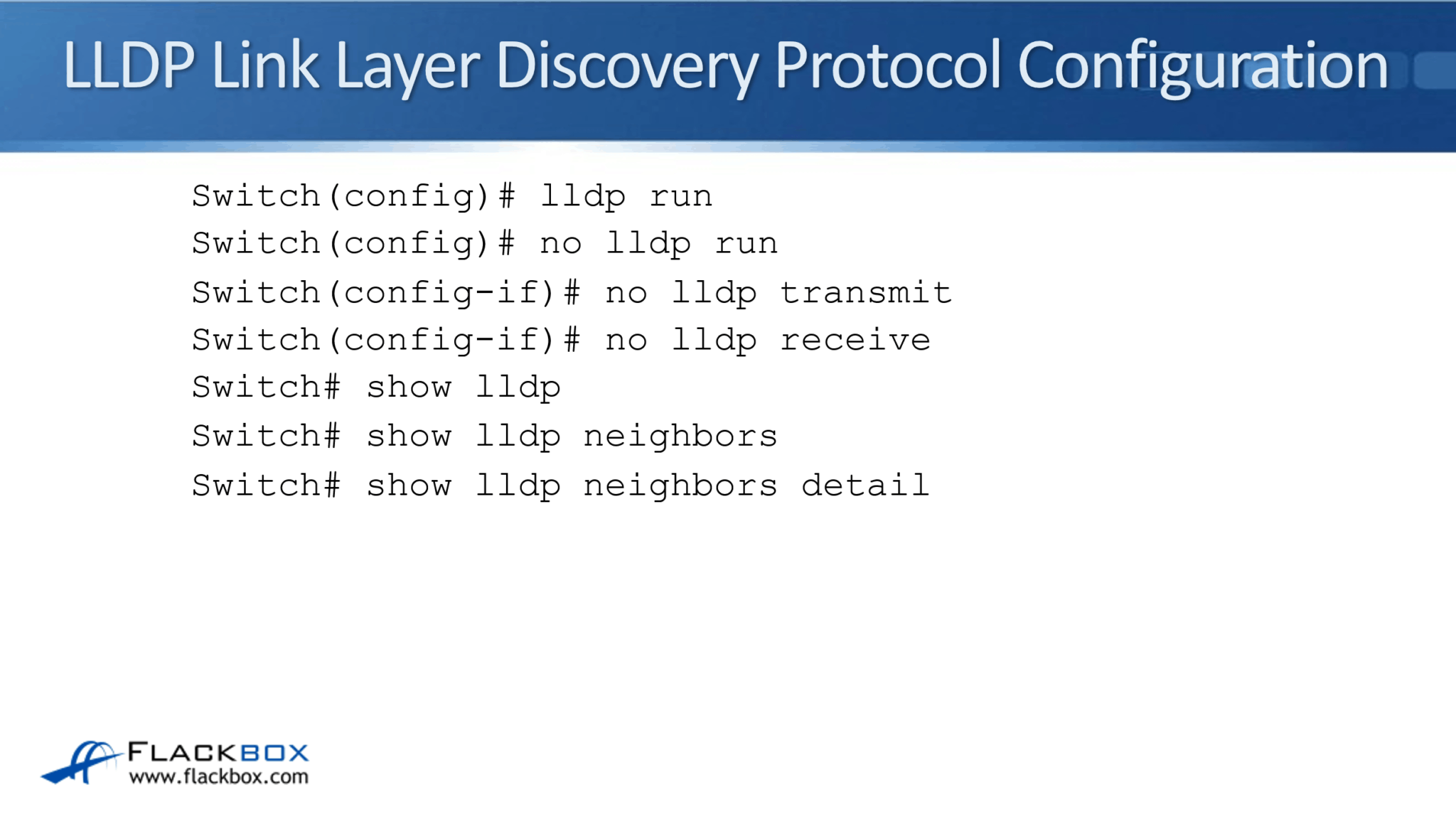 Cisco CDP and LLDP - FlackBox